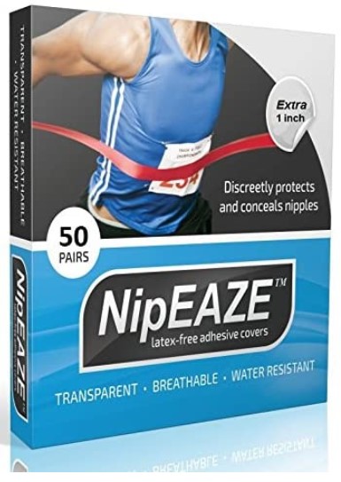 The Original Transparent Nip Protector - Nipple Chafing Prevention